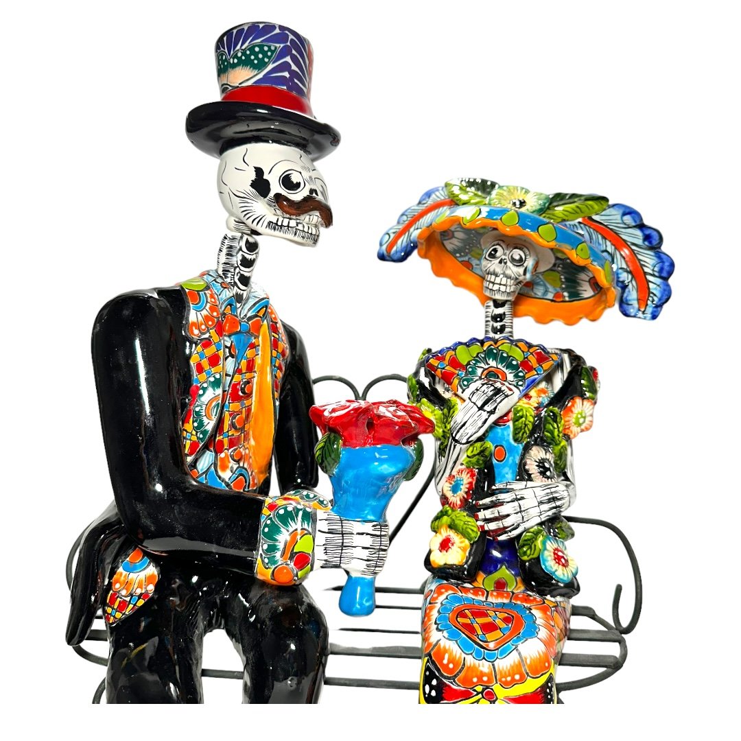 Catrines Banca De Novios 074- Dia De Muertos - Talavera y Artesanias By ...