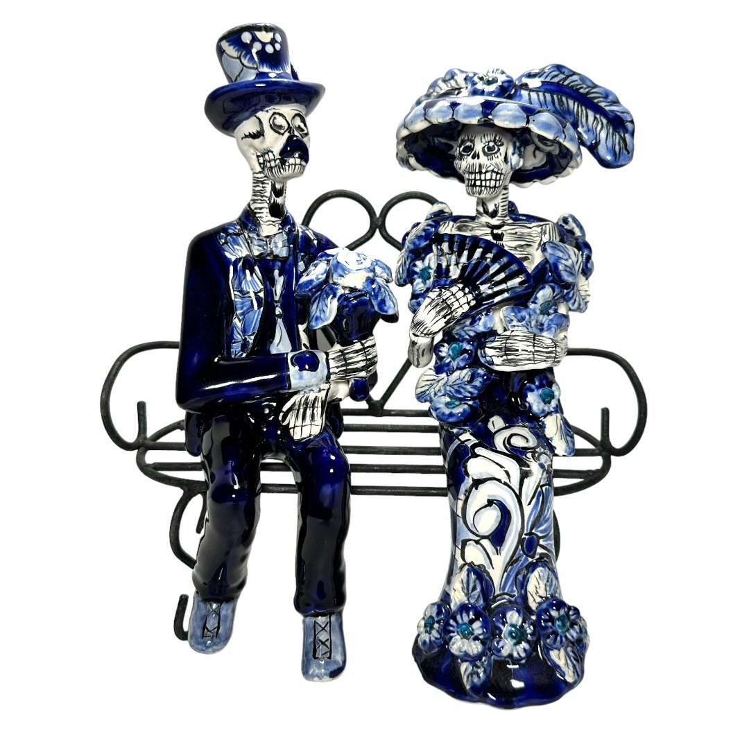 Catrines Banca De Novios 049 - Dia De Muertos - Talavera y Artesanias ...