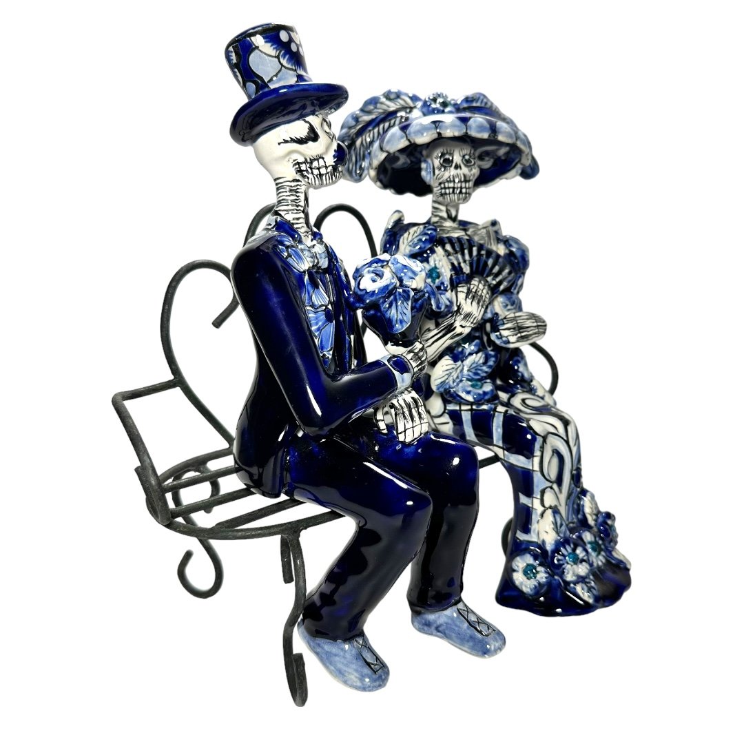 Catrines Banca De Novios 049 - Dia De Muertos - Talavera y Artesanias ...