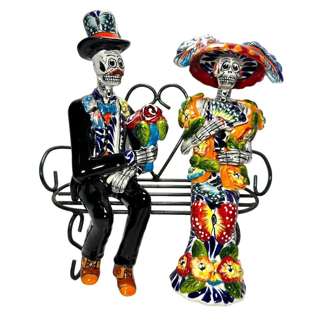 Catrines Banca De Novios 051- Dia De Muertos - Talavera y Artesanias By ...