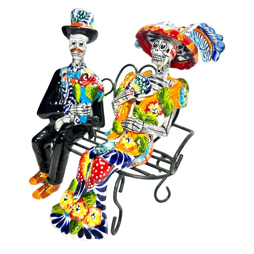 Catrines Banca De Novios 051- Dia De Muertos - Talavera y Artesanias By ...