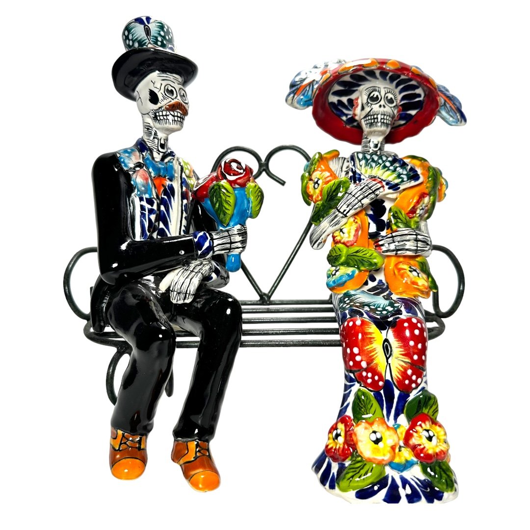 Catrines Banca De Novios 051- Dia De Muertos - Talavera y Artesanias By ...