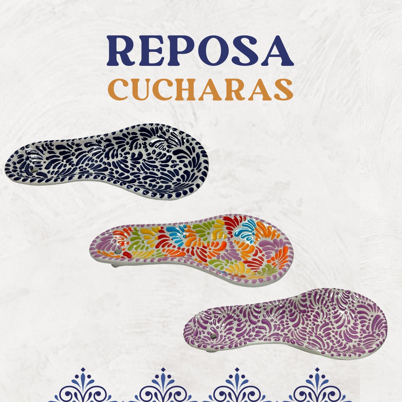 Reposa Cucharas - Talavera y Artesanias By Talavera Salazar