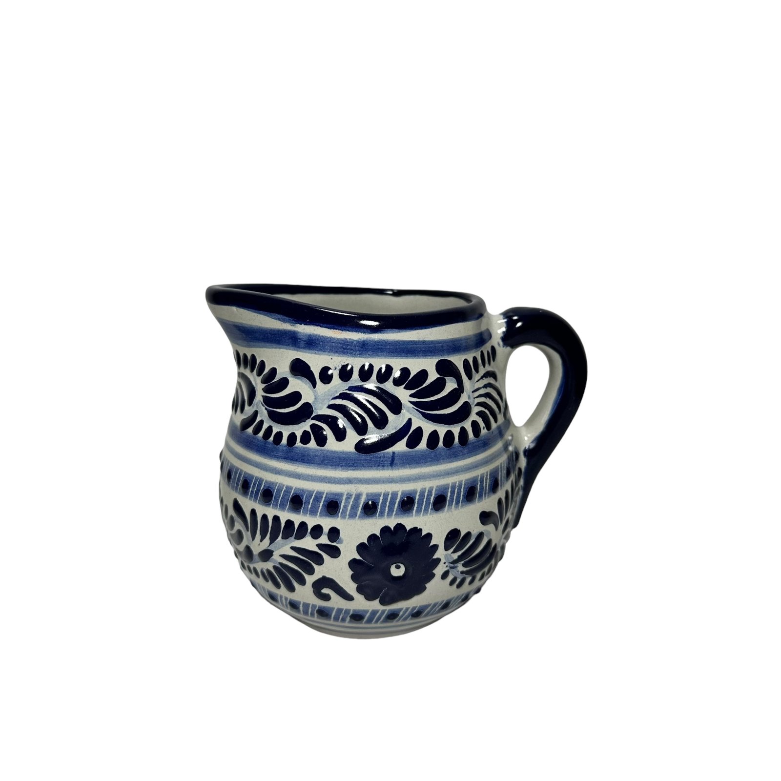 Cremera Fondo Tradicional Con Cobalto Cenefa - Talavera y Artesanias By ...
